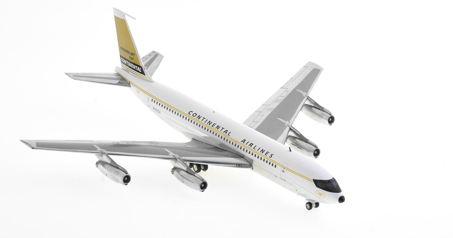 B707-120 Continental "Golden Jet" 1/200 Diecast - IF701CO0823