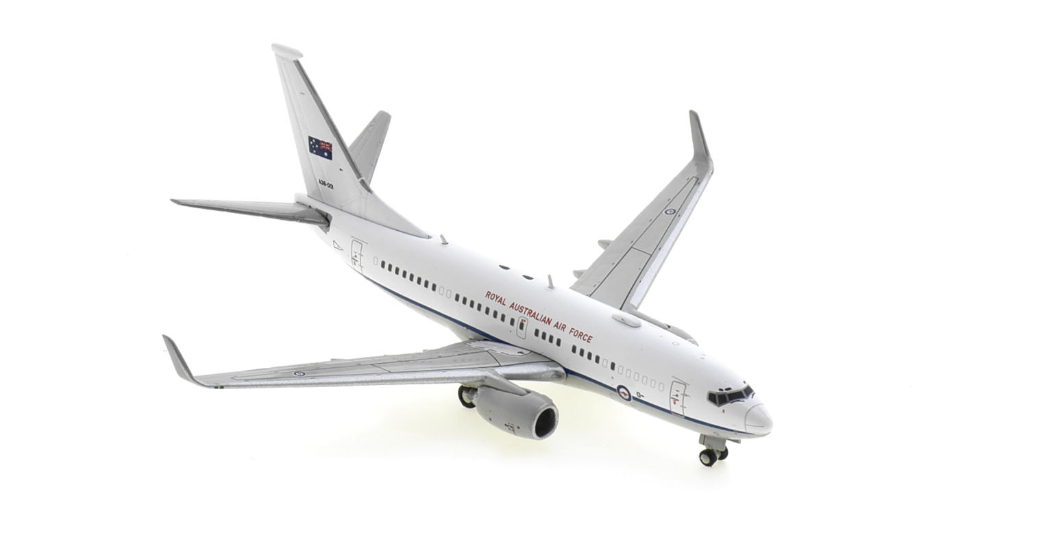 B737 BBJ 34 Sqn RAAF 1/400 Scale Diecast - GJRAA133
