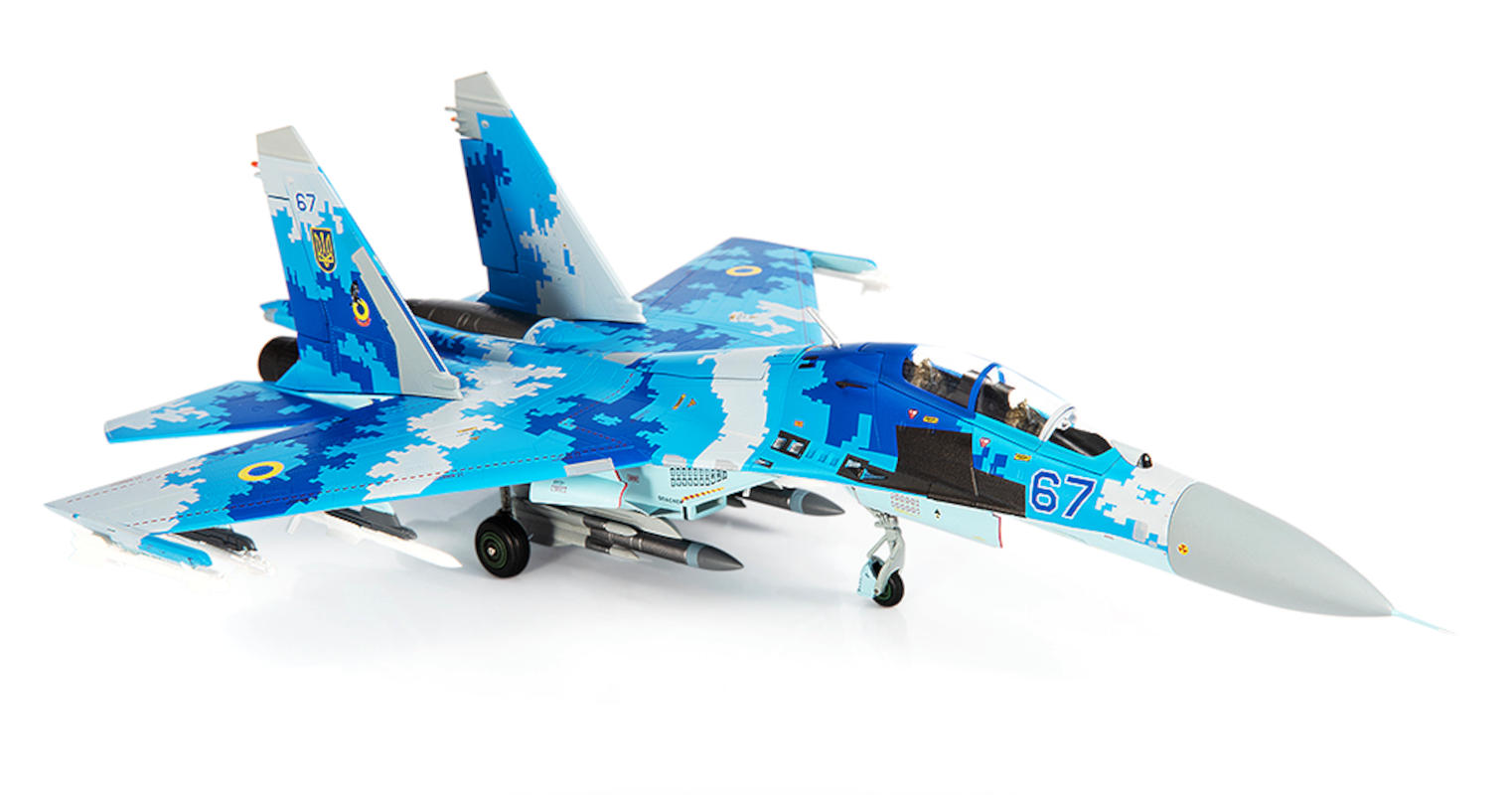 Su-27UB "Blue 67" Ukrainian AF - JCW-72-SU27-012